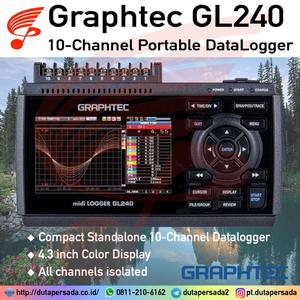 Jual Graphtec GL240 10-Channel DataLogger GL-240 GL820 820 Hioki HiLog ...