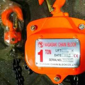 Jual Chain block merk nagasaki takel rantai capacity 1 ton x 2.5m Best ...