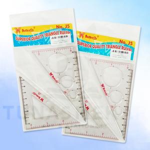 Jual Penggaris Segitiga Butterfly / Ruler / Penggaris Segitiga Set J5 ...
