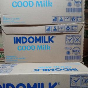 Jual SUSU INDOMILK FULL CREAM PLAIN 1000ML - FRESH MILK UHT 1LT - Kota ...