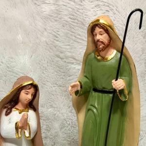 Jual Patung Kelahiran Yesus Coklat Tongkat Patung Rohani Bayi Yesus ...