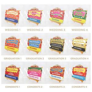 Jual Produk Karangan Papan Ucapan Bunga Mini Gift DIY Custom Graduation ...