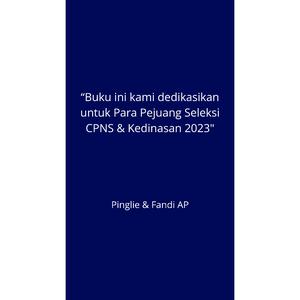Jual SIAPKIRIM! BUKU DRILLING TEMBUS CPNS 2023 PING LIE x FANDI AP ...