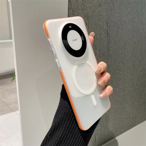 Jual Anti slip Stripe Magnetic Case for Huawei Mate 60 Pro Casing Ice ...