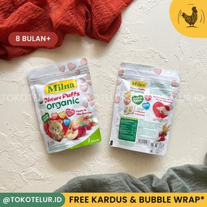 Jual G㊛OZ MILNA PUFF - ORGANIC NATURE PUFF | SNACK BISKUIT CAMILAN BAYI ...