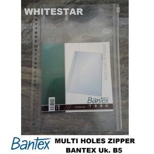 Jual ;; map plastik zipper pocket bantex binder loose leaf B5 ...