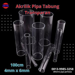 Jual Akrilik Pipa Tabung Acrylic Tube Bening 4mm x 6mm - Jakarta Barat - CV. Fanira Jaya Perkasa ...