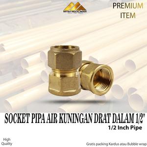 Jual Socket Soket Sambungan Pipa / Socket Pipa Air Panas Kuningan ...