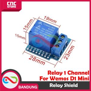 Jual terbaru shield relay 1 channel 5v for wemos d1 mini - Kab. Gresik ...