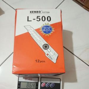 Jual 12pcs cutter KENKO L500 cutter KENKO besar - Safari brand ...
