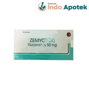 Jual ZEMYC 50MG ISI 10 KAPSUL / FLUCONAZOL / KEPUTIHAN / ANTI JAMUR ...