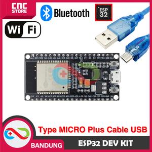 Jual ESP32 ESP-32 DOIT WIFI BLUETOOTH IOT DEVELOPMENT PLUS KABEL DATA ...