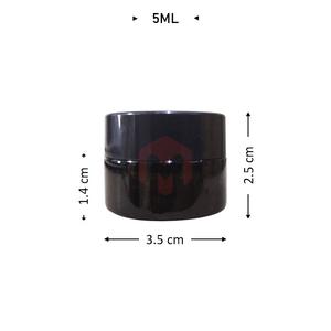 Jual paling dicari botol kaca pot cream amber / pot jar solid cream ...