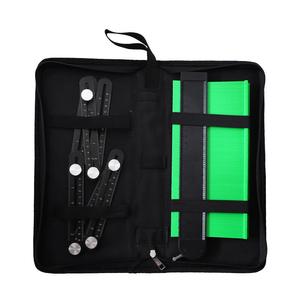 Jual 10 Inch Contour Gauge Green Lockable Shape Radial Ruler Profiling ...