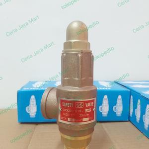 Jual 1 Inch Safety Valve Kuningan 10 Bar/ Relief Valve 10 Kg 1" inchi ...