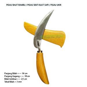 Jual (Xa3) Pisau Raut Bambu Baja Asli Super pisau dapur serbaguna free ...