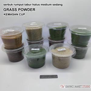 Jual :;: (Zip) Serbuk Rumput Tabur Maket ama Halus Sedang Kasar - Grass ...