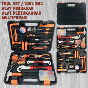 Jual Perkakas Tukang* Tool Box* Alat Pertukangan Besar* Tool 1 Set ...