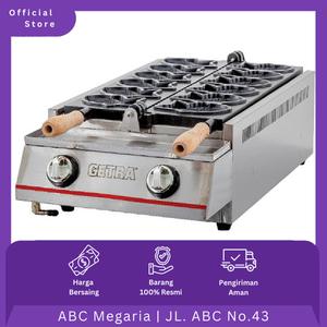 Jual Getra Mesin Gas Pembuat Wafel Ikan Fish Waffle Baker SCDY22 /SC ...