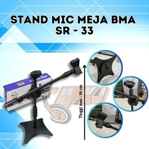 Jual STAND MIC MICROPHONE BMA SR - 33 Stand mic bma meja bma sr-33 ...