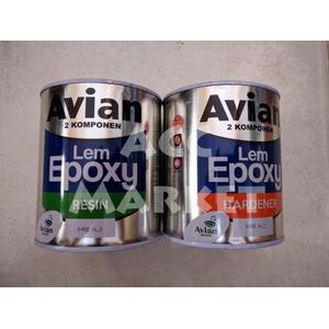 Jual LEM EPOXY AVIAN 2 KG E POXY KAYU BESI LOGAM KACA LOGAM GLASS WOOD ...