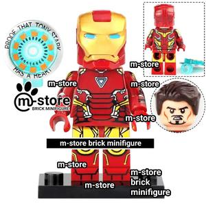 Jual brick iron man tony stark arc reactor mini toy figure - Kota Bogor ...