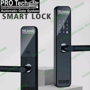 Jual `` Smart Door Lock Gagang Pintu Finger Kunci Pintu Digital Tryy ...