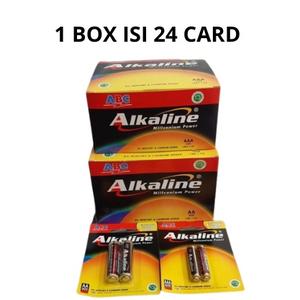 Jual Baterry Baterai Batere ABC Alkaline A3 AAA isi 2 1 box isi 24 ...