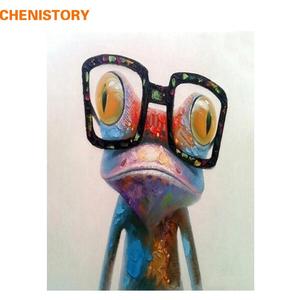 Jual CHENISTORY Lukisan Abstrak Katak Hewan DIY Lukisan dengan Angka ...