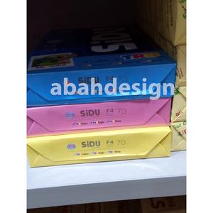 Jual Kertas HVS A4 warna satuan | HVS warna mix - Merah 25lembar - Kab ...