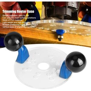 Jual Router Trimmer Base Bracket Compact Router Sub-Base with Handles ...