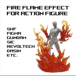 Jual Stand Base + Effect Fire Flame Action Figure Shf Sic Revoltech ...
