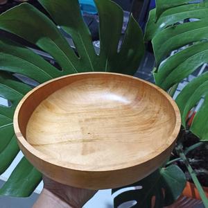 Jual mangkuk kayu, mangkok kayu 25 cm baskom kayu - Kota Surabaya ...