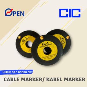 Jual KABEL MARKER / CABLE MARKER LABEL HURUF DAN ANGKA CIC - EC1 angka ...