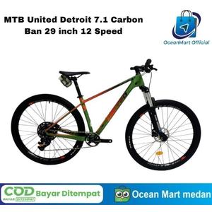 Jual Sepeda Gunung MTB 29" United Detroid 7.1 Frame Carbon 12 Speed ...