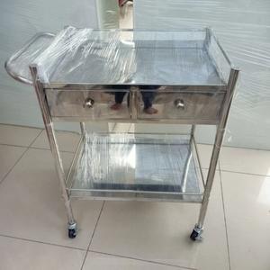 Jual Trolley Troli Instrument 2 Susun Laci | Troli 2 Rak Laci Stainless ...