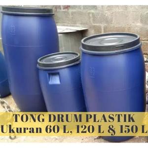 Jual Original Produk Tong / 150 L Liter / Tong Plastik Biru / Tong ...