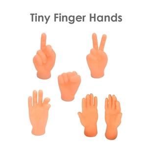 Jual Novelty Toys Funny Mini Hands Little Tiny Finger Puppet - Kota ...
