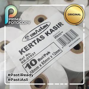 Jual Kertas Telstruk Telstrook Struk Kasir HVS Rol Paperline 68x65 ...