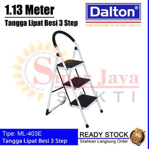 Jual Tangga Lipat Besi 3 Step Dalton ML-403E Tangga Duduk Step Lebar ...