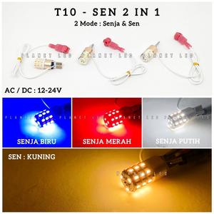 Jual Lampu Led T10 2 Mode sein dan senja Motor Nmax Xmax Aerox Pcx Adv - Kab. Sukoharjo ...