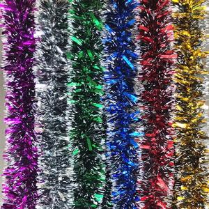 Jual Hiasan Natal Slinger Natal 2m Merah Gold Tinsel Natal Murah Party ...