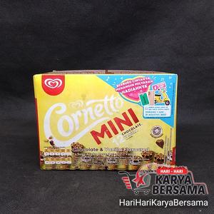 Jual WALL'S CORNETTO MINI CHOCOLATE & VANILLA BOX 12'S X 28ML - Kota ...