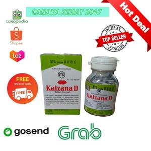 Jual Promo GROSIR 6 BOTOL KALZANA DPEMBENTUKAN TULANG DAN GIGI100'S ...