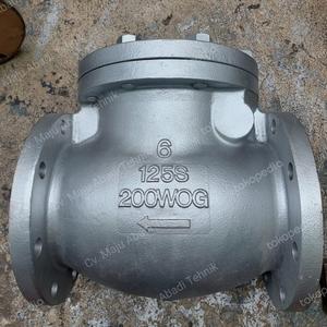 Jual CHECK VALVE KITZ 6" INCH CLASS 125/200 WOG 150S/MM Best - Kota ...