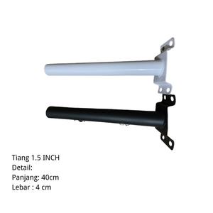 Jual Tiang bracket lampu PJU 40 cm/ 50cm 1.5 inch/ 1.7 inch tiang lampu ...
