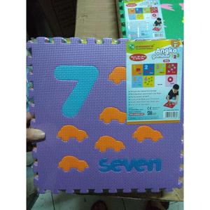 Jual Evamats Angka Gambar 30X30Cm /Evamat Angka /Alas Lantai Mainan ...