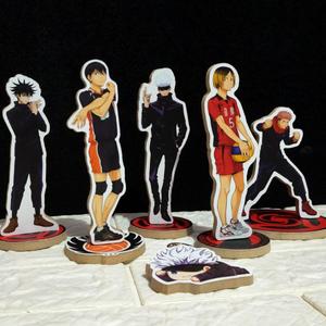 Jual standee figure kayu anime jujutsu kaisen haikyuu attack on titan ...