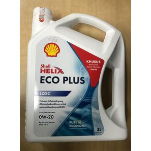 Jual bagus oli mesin 3,5lt galon shell helix eco plus 0w20 0w-20 -67518 ...