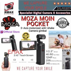 Jual MOZA Moin Pocket 3-Axis Gimbal Camera 4K 12MP Anti-shake non dji Osmo - Jakarta Timur ...